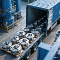 Quality 316LN SS Forgings Nuclear Flange Corrosion Resistant With ASME Compliant for sale