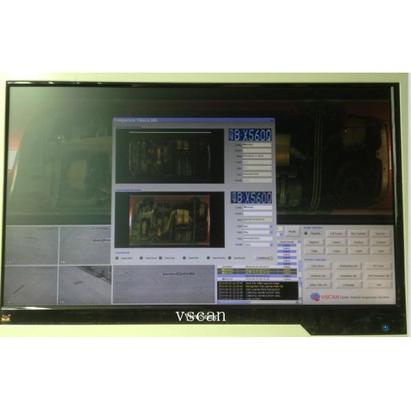 Quality Color Scanning Images Displayed Under Vehicle Surveillance System for sale