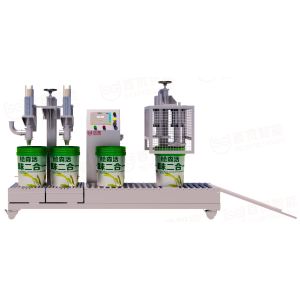 Quality Semi Automatic Oil Filling Machine Chemical Fertilizer Production for sale