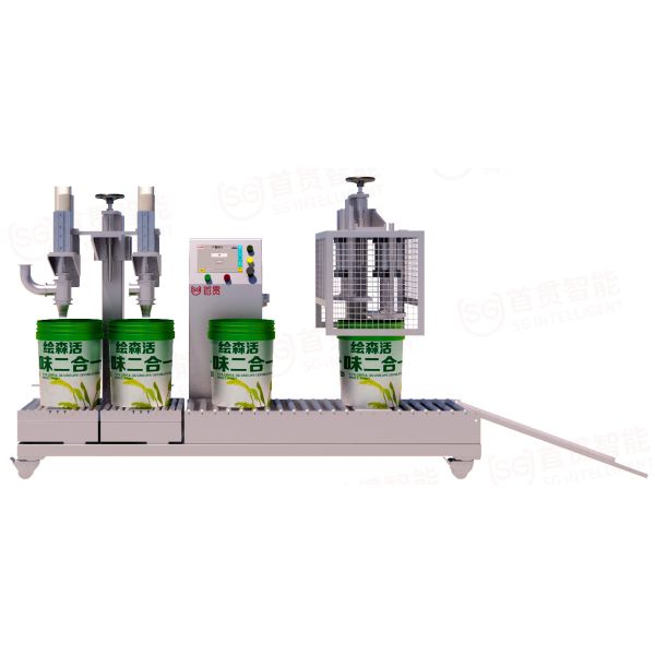 Quality Semi Automatic Oil Filling Machine Chemical Fertilizer Production for sale