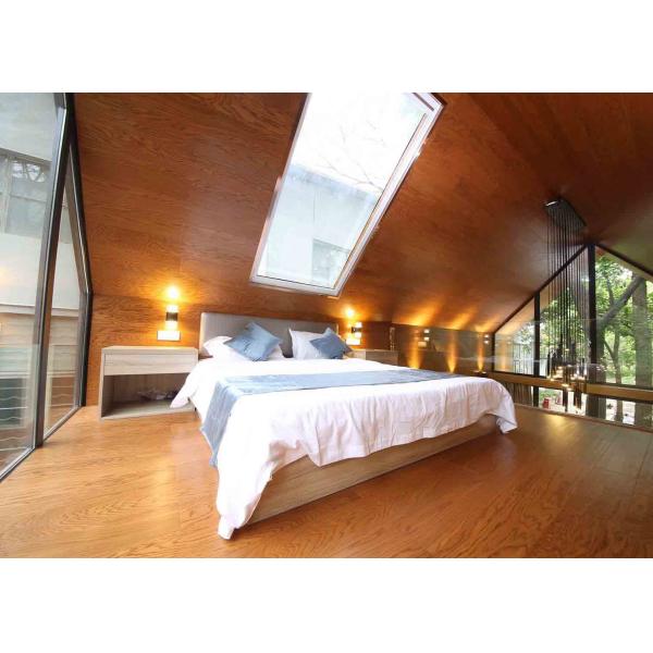 Quality Taupe Ash Wood 70 Years Prefab House With Rainproof Movable Modular Homes for sale
