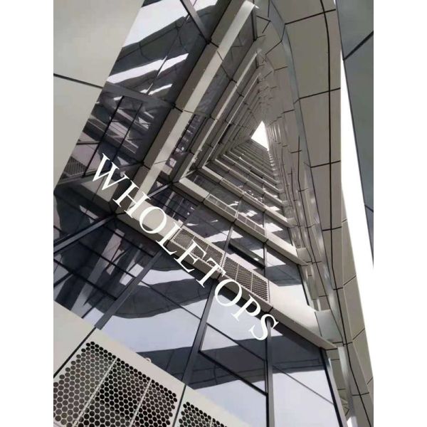 Quality 600mm-1400mm Width 7.0MM Exterior Metal Wall Cladding Sheets For Buildings for sale