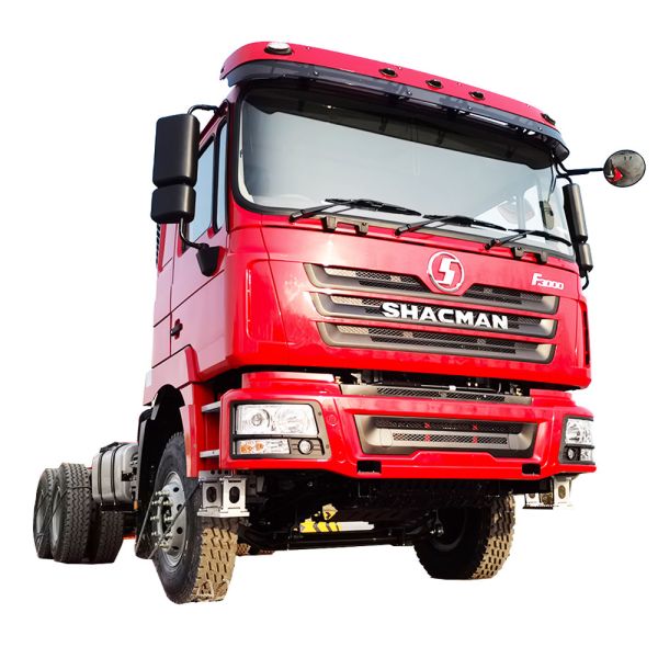 Quality 600L Howo Tractor Head 180kw Shacman H3000 Tractor Head Red for sale