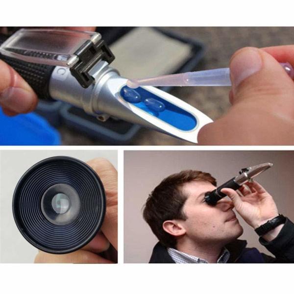 Quality 0-40% Brix Alcohol 0-25% Wine Sugar Refractometer OEM/ODM Dual Scale Portable for sale