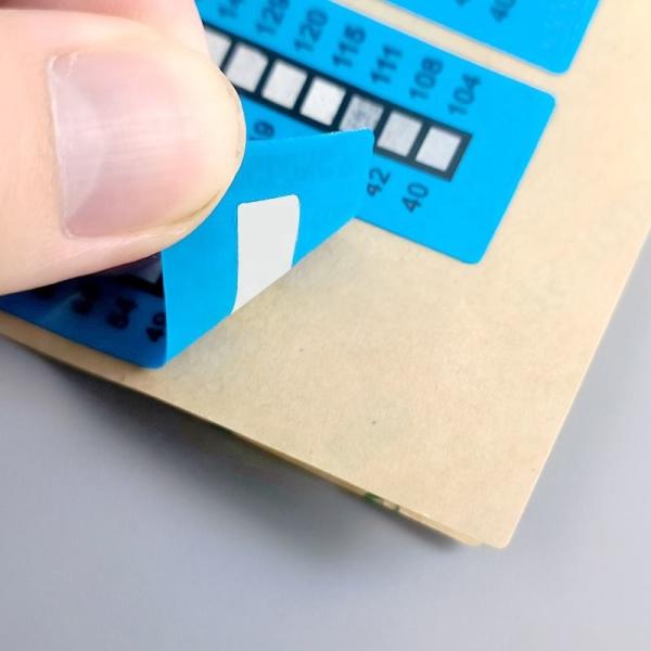Quality Customized Temperature Measuring Irreversible High Temperature Sensitive Labels for sale