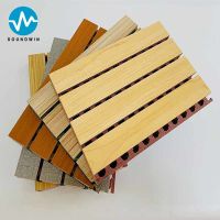 Quality Wooden Sound-absorbing Mdf Panels For Meeting Room for sale