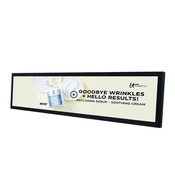 Quality Advertising Stretched Bar LCD Screen 43 Inch With CMS Software for sale