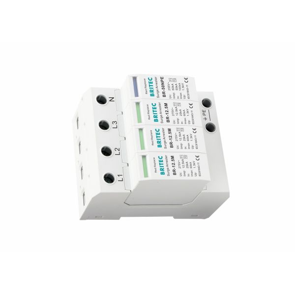 Quality Type 1 Surge Protection Device Class B+C 12.5kA for sale
