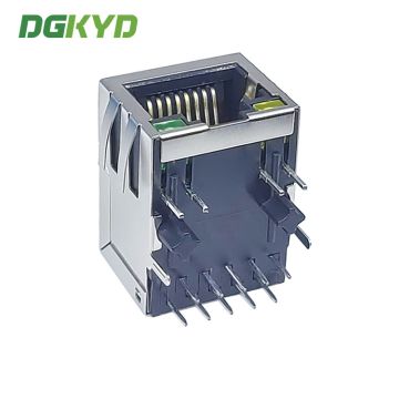 Quality KRJ-60BPOEGYZENL with PoE power supply RJ45 connector 100M integrated filter for sale