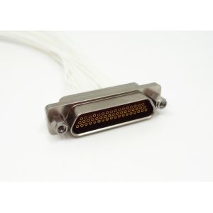 Quality Straight Receptacle Micro-D Rectangular J30J Series 51 Pin Connector For Cables for sale