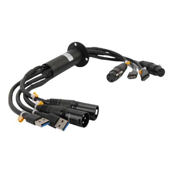 Quality HDMI IP40 60rpm Signal Slip Ring Solution Good Adaptability for sale