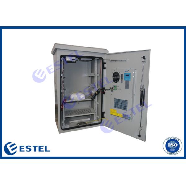 Quality Steel  IP55 19inch Rack Pole Mount Weatherproof Enclosure for sale