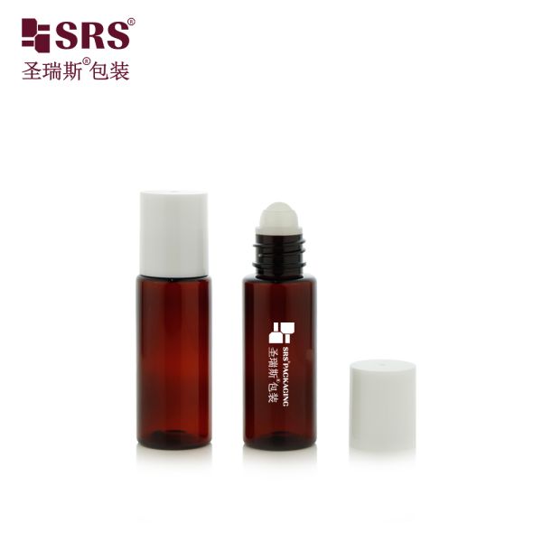 Quality PET 20ml Injection Custom Hair Oil Nail Care Oil Serum Roller Ball Bottle Wholesale Customization for sale