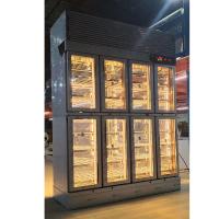 Quality swing door Upright ODM wine Display Refrigerator for sale