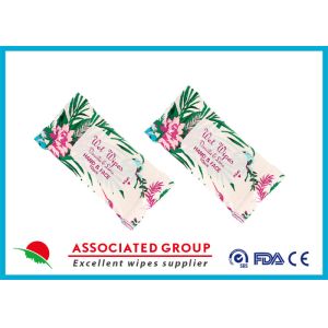 Quality Eco Friendly Female Cleansing Wipes , Flushable Feminine Wipes for sale