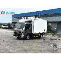 China 3T Dongfeng Small Refrigerated Delivery Truck With Thermo King Unit factory