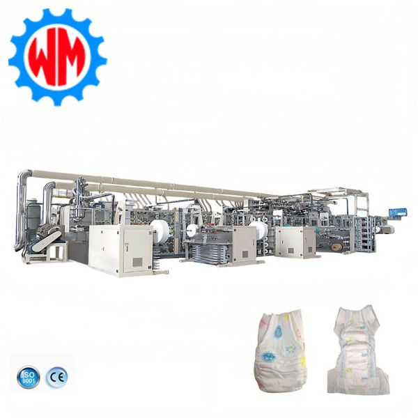 Quality 98% Yield Rate Full Servo Baby Diaper Making Machine 800pcs/min CE ISO Certificate for sale