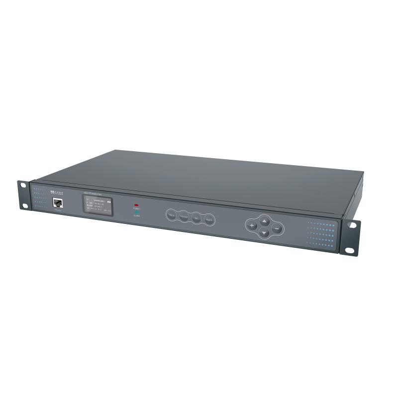 AIM Intelligent Patch Panel Scanner rear view showing connectivity and network ports