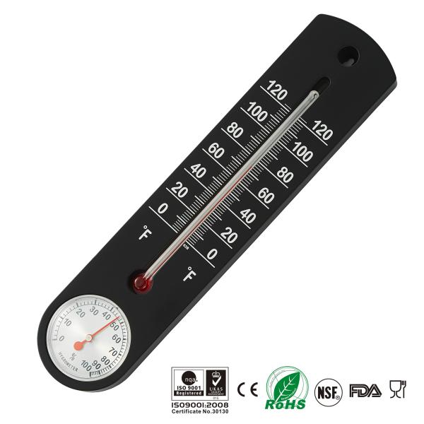 Quality Wall Mounted Style Mingle Thermometer Accurate Displays In ℃ / ℉ Switchable for sale