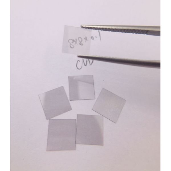 Quality Semiconductor Single Crystal Substrate CVD Diamond IIA Ultra Thin 100 Micron for sale