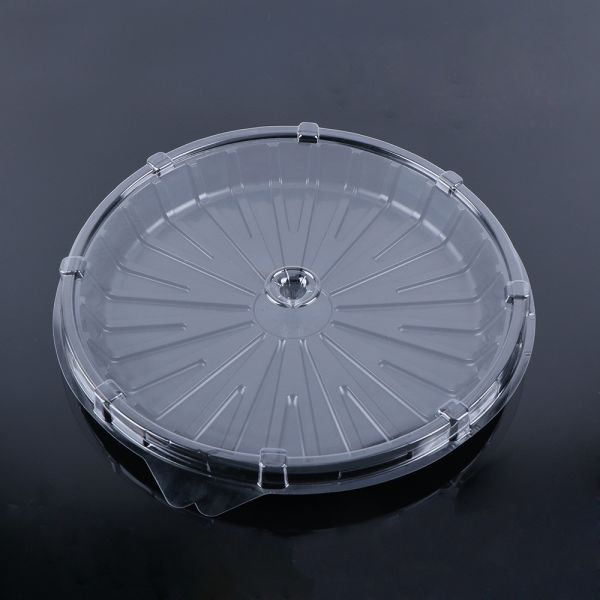 Quality Round 27*3.3cm Disposable Plastic Blister Tray With Lid for sale