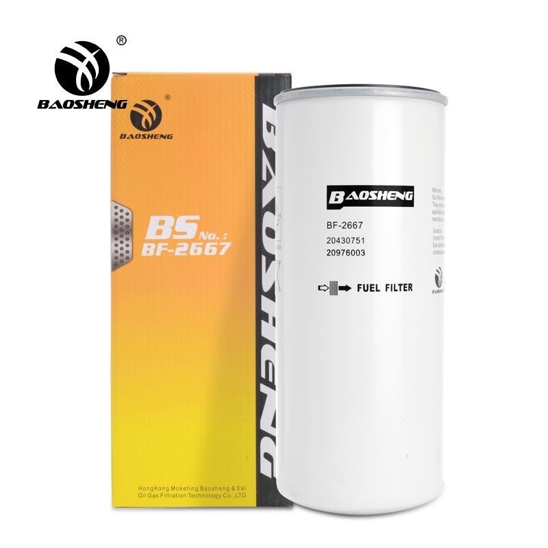 Quality 20430751 P550529 Excavator Fuel Filter For Models for sale