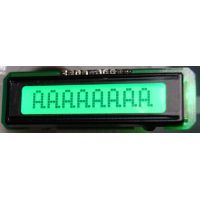 Quality 8 Characters X 1 Line Lcd Character Display Modules 0801 COB LCD Module STN Gray Mode With Emerald Backlight for sale