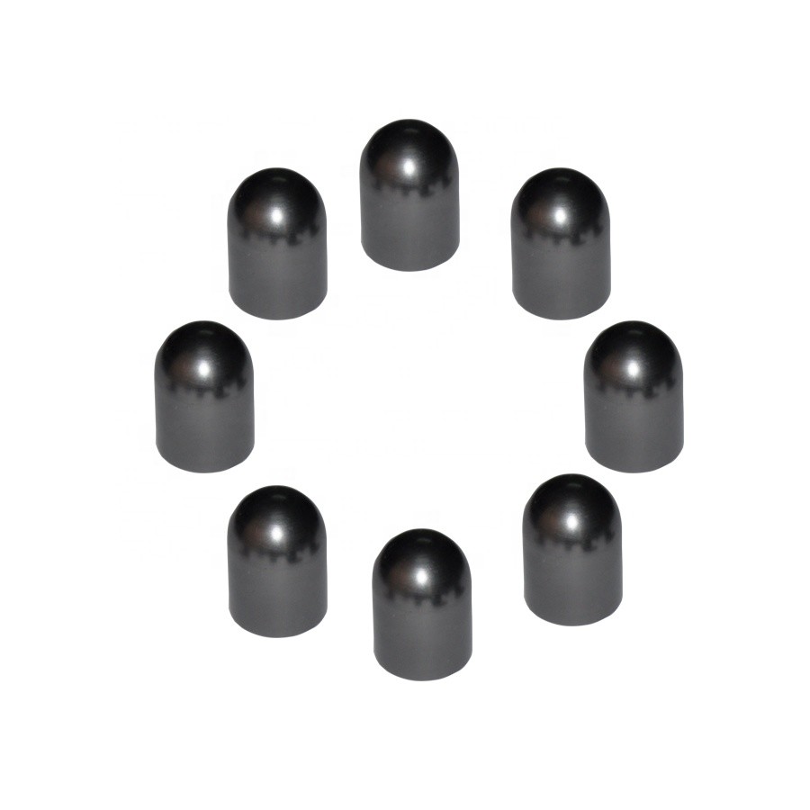 Quality YG8 Polished Tungsten Carbide Buttons 10.2mm Dome Top for Oil Drilling for sale