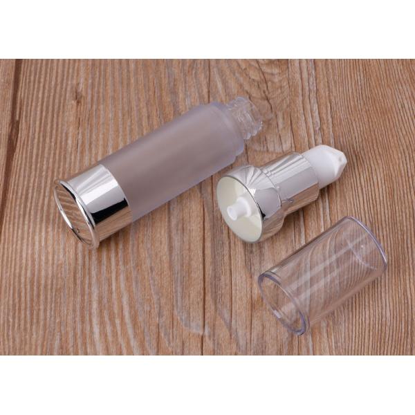 Quality Frosted 30 Ml Airless Cosmetic Bottles BPA Free Environmental Friendly for sale