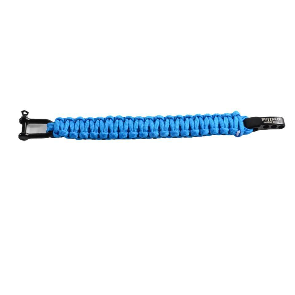 Custom 550 Paracord Survival Bracelet Adjustable Polyester Rope Wristband with D Shackle