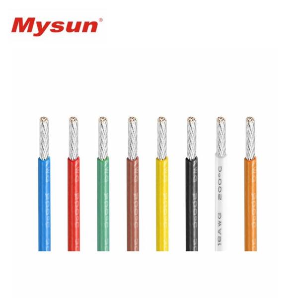Quality UL1726 26AWG PFA Insulated Wire Tinned Copper Silicone Rubber for sale