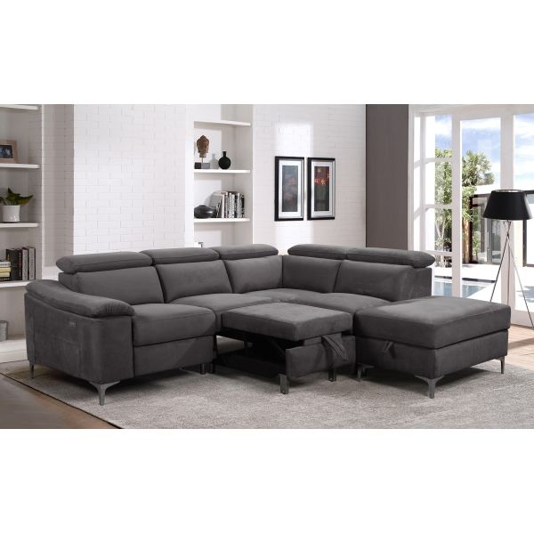 Quality Foldable 3 Seater Electric Recliner Sofa Bed Multifunctional Practical for sale