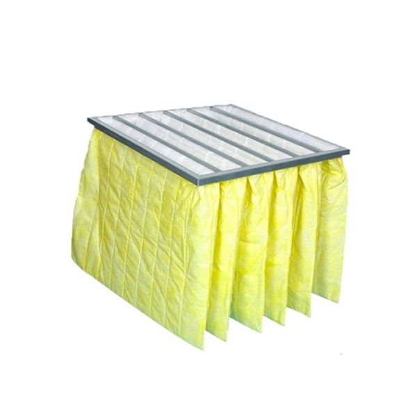 Quality Galvanized Steel Frame F6 Pocket Bag Filter For Low Resistance Filtration In Pharmaceutical Industry for sale