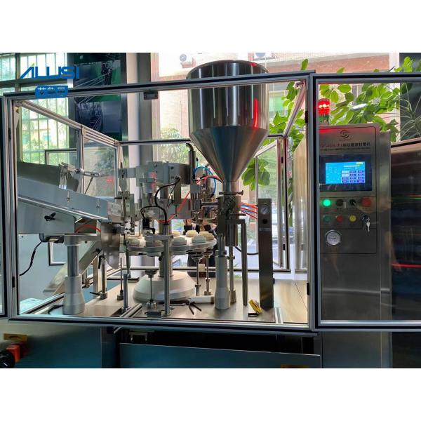 Quality 100-5000ml Bottle Liquid Filling Machine , Pneumatic Ointment Tube Filler for sale
