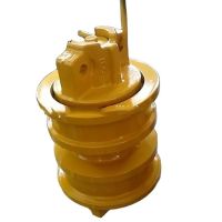 Quality Double flange steel track roller for D4D bulldozer ITM Hardox400 material for sale