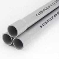 Quality 4" Rigid PVC Electrical PVC Conduit Pipe 10ft Length Sunlight Resistant Conforms for sale