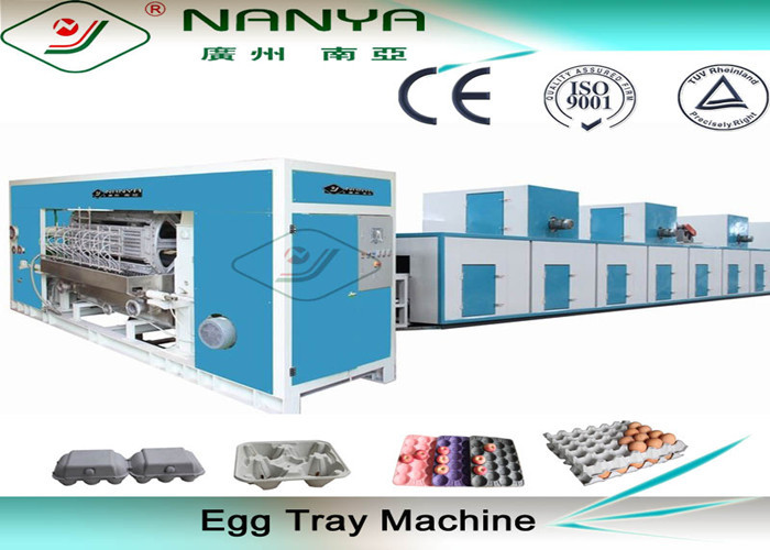 Quality Fully Automatic Pulp Molding Equipment , High Efficiency Egg Tray Production for sale