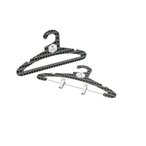 Quality Offset Printing Recycled Paper Hangers With Metal Clips For Suits Jackets Coat for sale