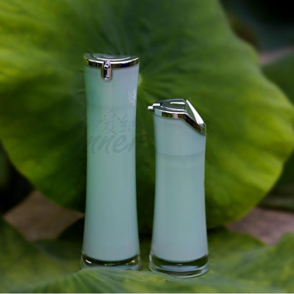 Quality Acrylic Airless Cosmetic Bottles Hot Stamping Printing ISO9001 Certified for sale