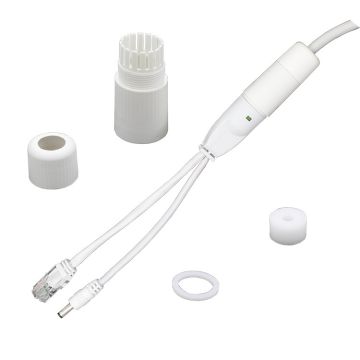 Quality Waterproof RJ45 Extension Cable With DC Plug POE Camera Power Cord for sale