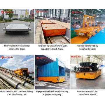 Stable Sliding Line Rail Transfer Trolley