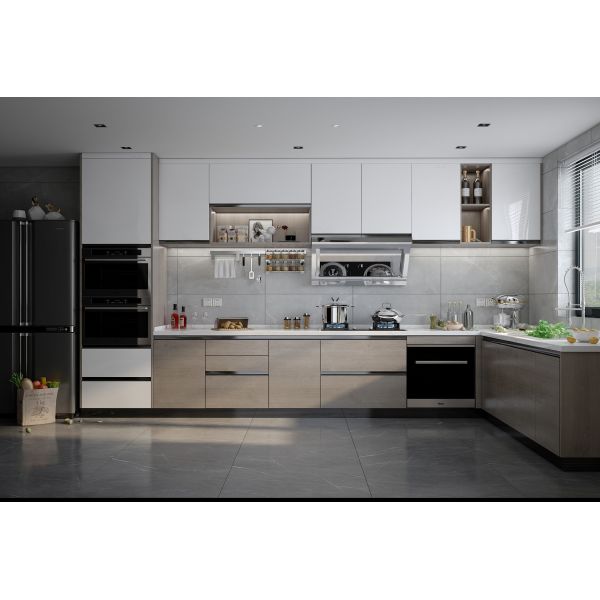 Quality Home Modern Prefab Kitchen Cabinets Cupboard Custom Size & Design for sale