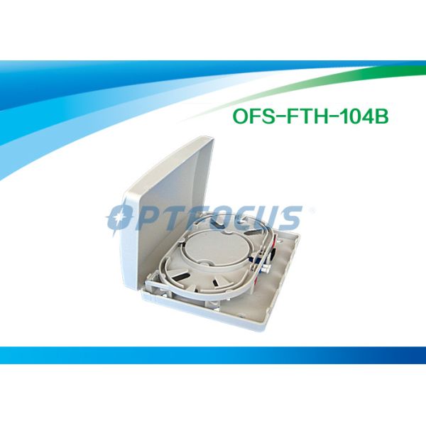 Quality Small Wall Mount Fiber Termination Box 4 Core Lightweight 225×125×40 mm for sale
