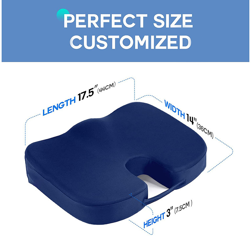 Quality Cushion Hot Ergonomic Design U Shape Memory Foam Seat Cushion with Cooling Gel for sale