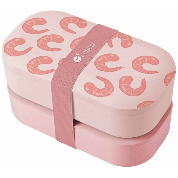 Quality 189.5*105*112.4 mm Double Layer Fridge BPA Free Food Lunch  Container for sale