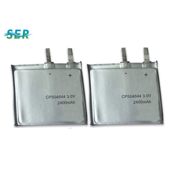 Quality Primary Lithium Ultra Thin Battery CP504644 3.0 Voltage 2400mAh RFID Application for sale