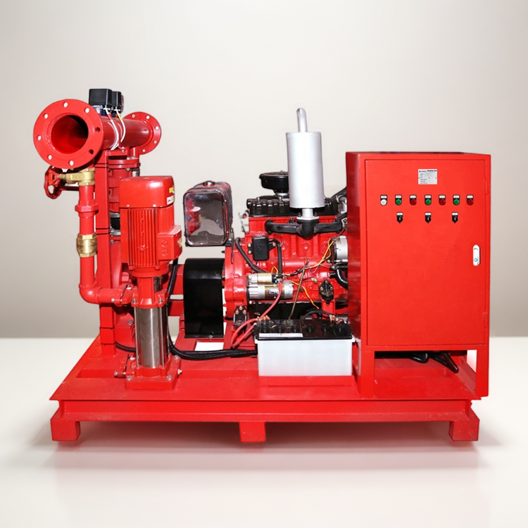 Quality 200gpm 27HP Diesel Engine Centrifugal Fire Pump Set with Control Panel for sale