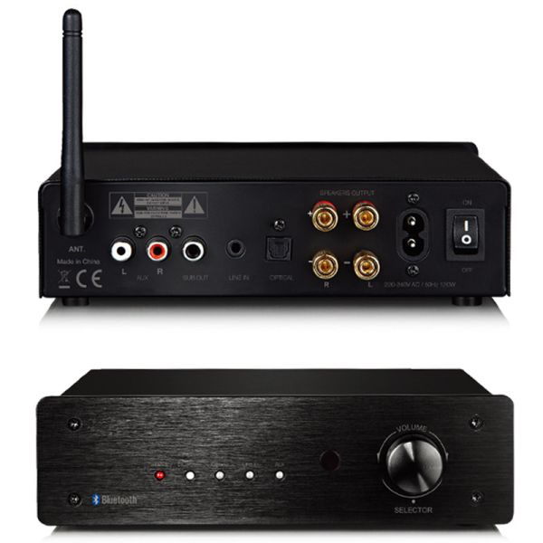 Quality HiFi Audio Power Amplifier 2 Channel Stereo Class D Digital Integrated Bluetooth for sale