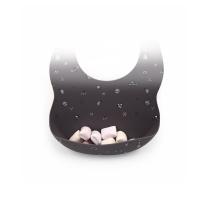 China Cartoon BPA Free Baby Eating Bib Waterproof Silicone Catch Bib factory