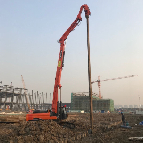 Quality High Piling Speed Pile Driver - Low Noise Hydraulic System & Universal Fit for sale